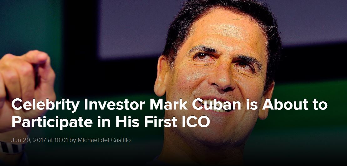 Celebrity investor Mark Cuban is about to participate in his first ICO ...